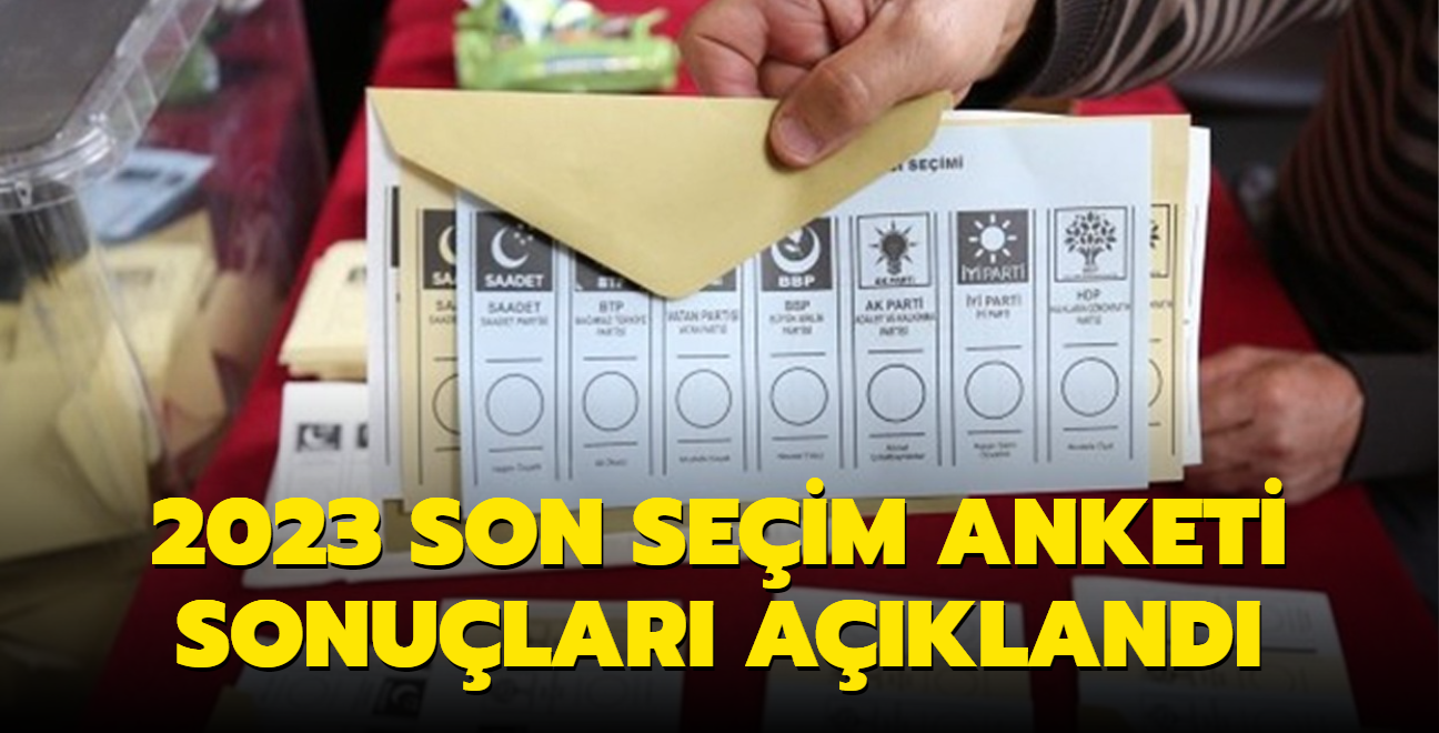 Son Se Im Anketi Sonu Lar A Kland
