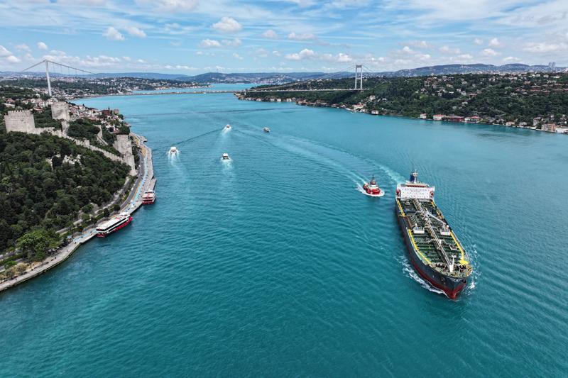 İstanbul Boğazı'nın son hali hayran bıraktı