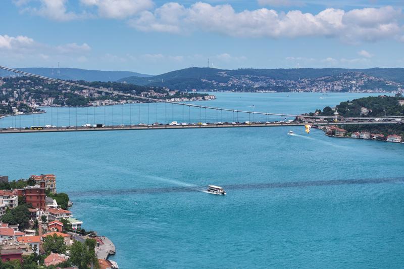 İstanbul Boğazı'nın son hali hayran bıraktı