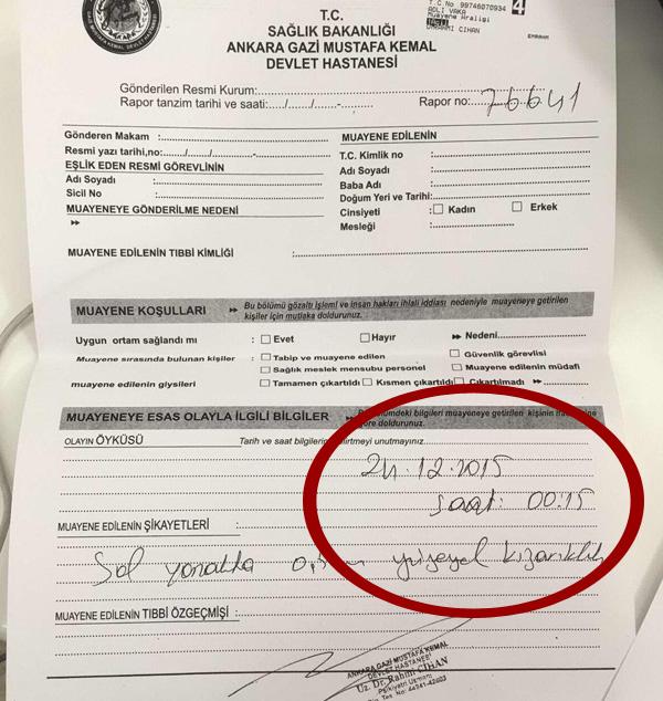 İşte ODTÜ’deki saldırının darp raporu