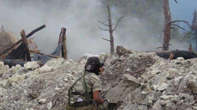 Türkmen bölgesine havan topu