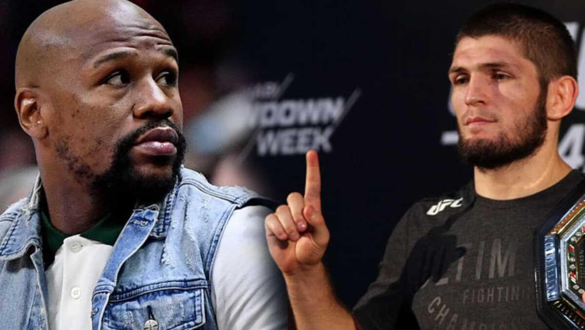 Khabib Nurmagomedov'dan Floyd Mayweather'a tarihi davet: Cesareti varsa ...