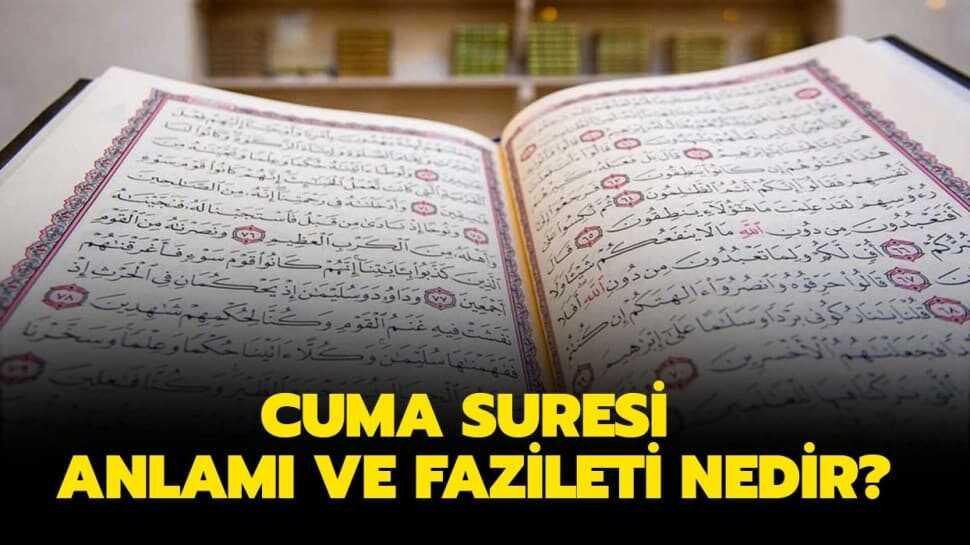Cuma Suresi son 3 ayeti anlamı nedir? Cuma Suresi 9 10 11. ayeti türkçe ...