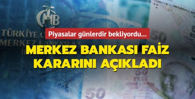 Son Dakika Haberleri: Merkez Bankası faiz kararını açıkladı