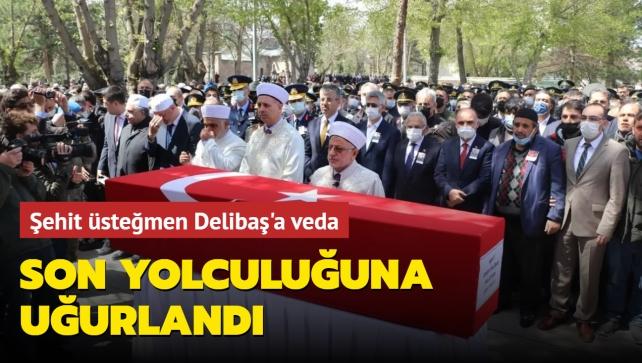 Şehit üsteğmen Delibaş son yolculuğuna uğurlandı