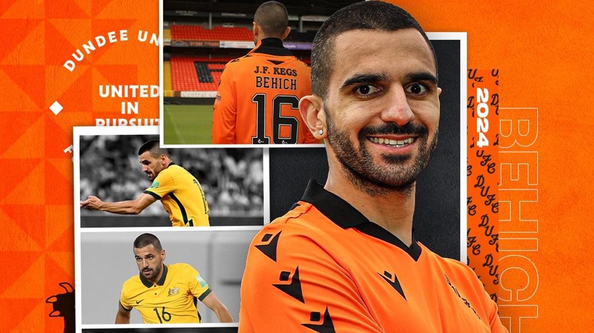 Aziz Behich'in yeni adresi İskoçya! Dundee United'a imza attı