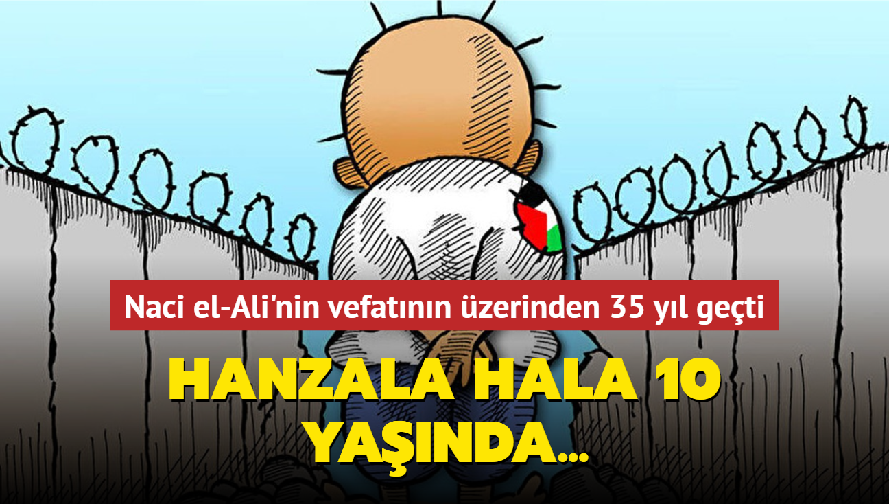 Filistin'in sembolü Hanzala hala 10 yaşında... Naci el-Ali'nin ...