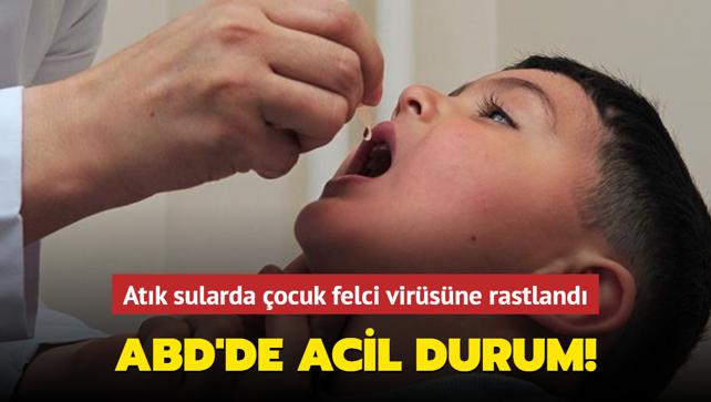 ABD'de acil durum! Atık sularda çocuk felci virüsüne rastlandı