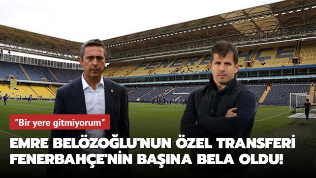 Emre Belözoğlu'nun özel transferi Fenerbahçe'nin başına bela oldu! "Bir ...