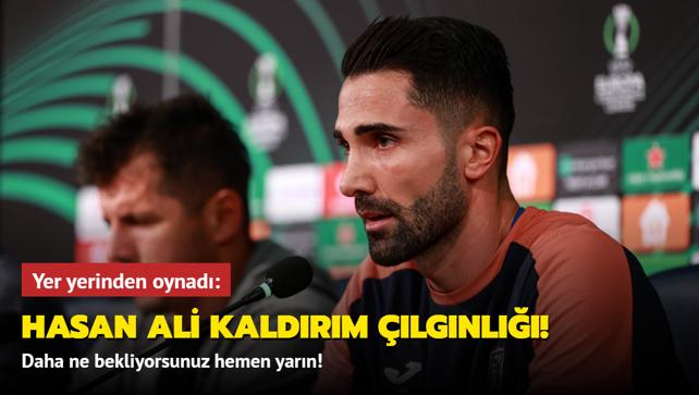 Hasan Ali Kaldırım çılgınlığı! Maç sonrası yer yerinden oynadı
