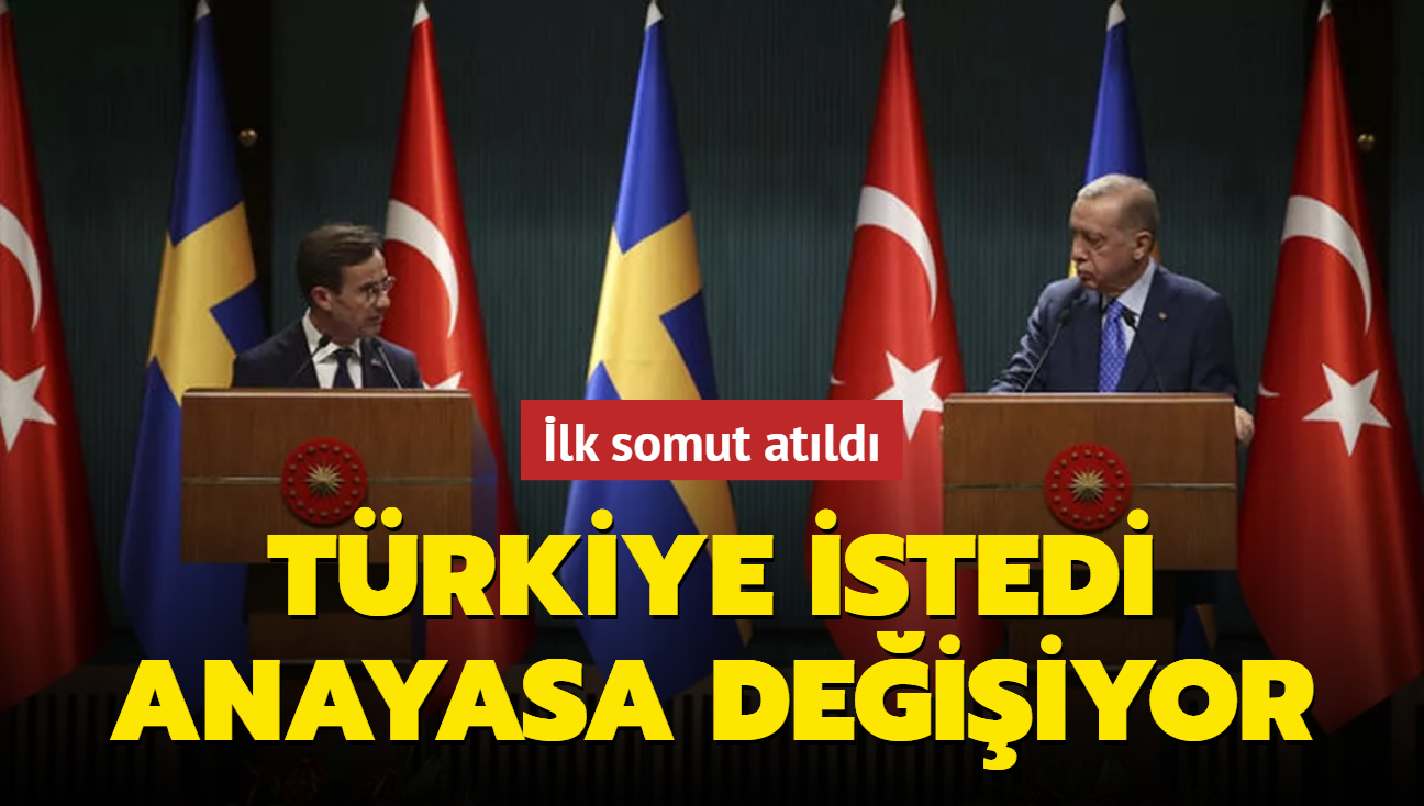 İsveç ilk somut adımı attı! Türkiye istedi, anayasa değişiyor