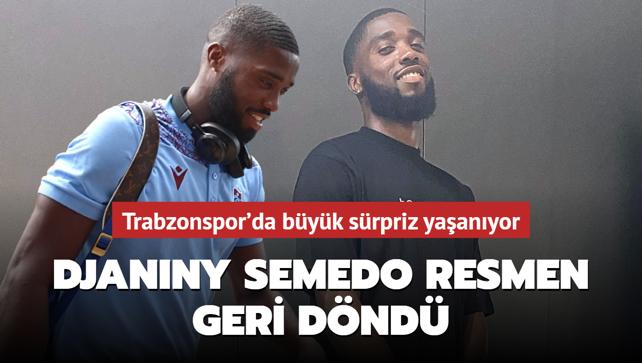 Djaniny Semedo resmen geri döndü! Trabzonspor'da büyük sürpriz yaşanıyor...