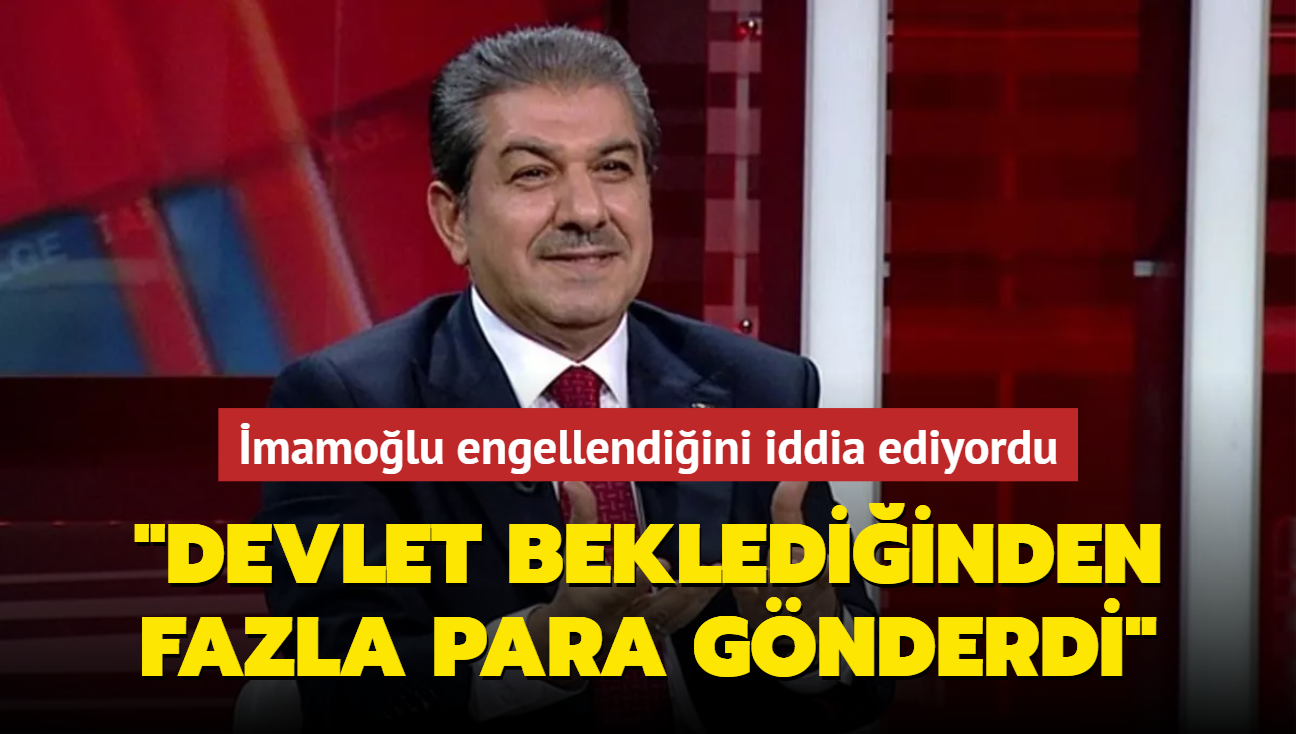 Engellendiğini iddia ediyordu… "Devlet beklediğinden daha fazla para ...