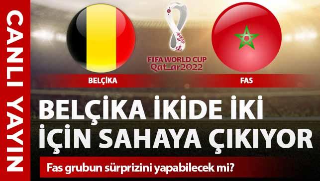 CANLI YAYIN Belçika - Fas