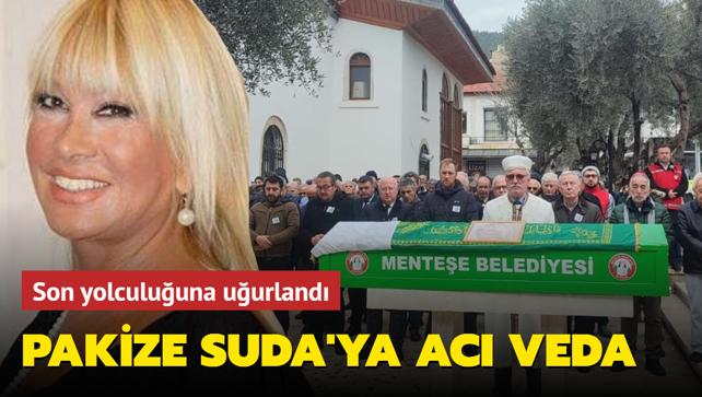 Pakize Suda'ya acı veda... Toprağa verildi