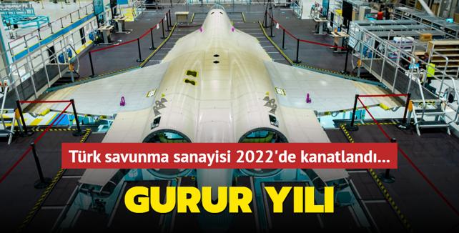 Türk savunma sanayisi 2022'de kanatlandı... Gurur yılı