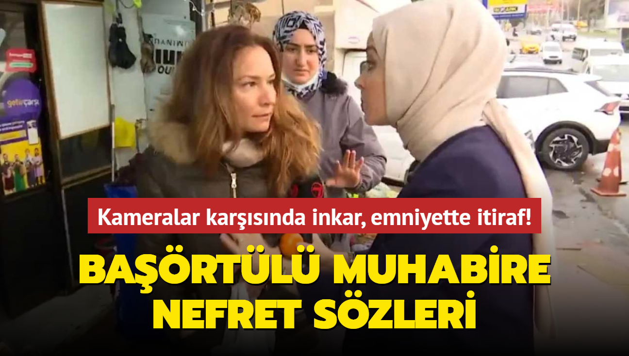 Başörtülü muhabire nefret sözleri