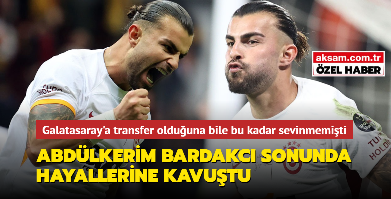 Abdülkerim Bardakcı sonunda hayallerine kavuştu! Galatasaray'a transfer ...