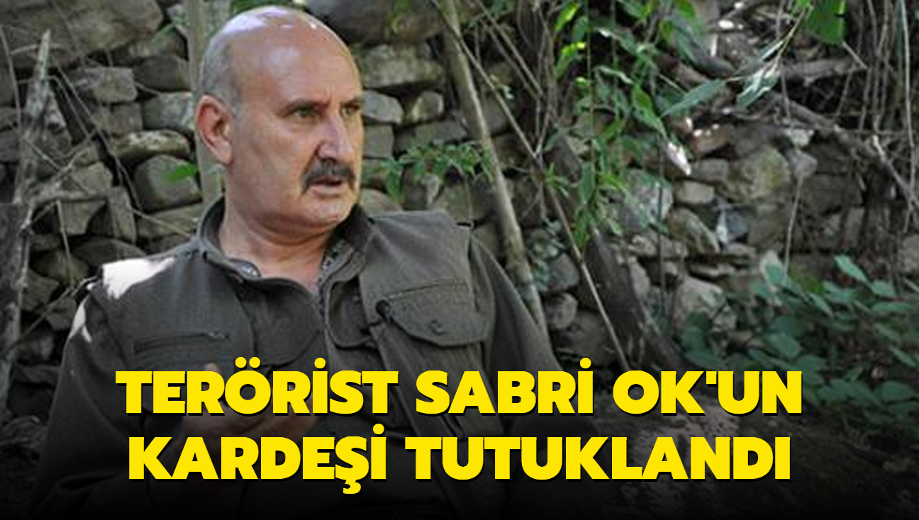 Terör örgütü PKK elebaşlarından Sabri Ok'un kardeşi tutuklandı