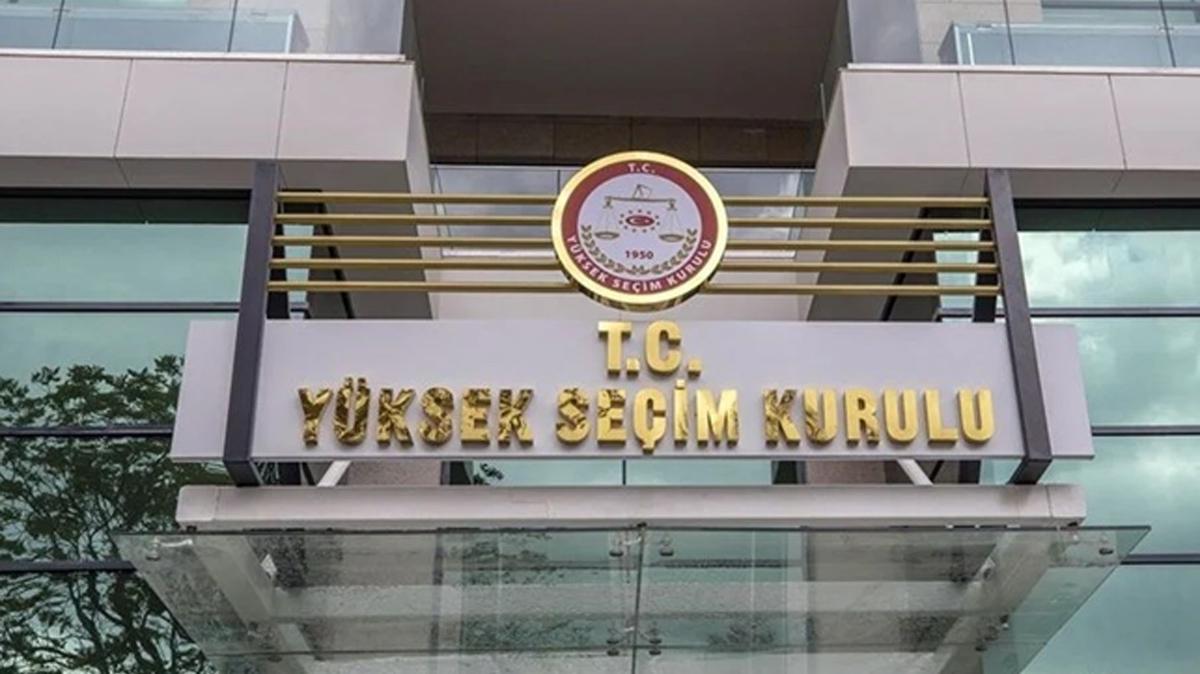 YSK duyurdu: 3 ismin adaylığı reddedildi