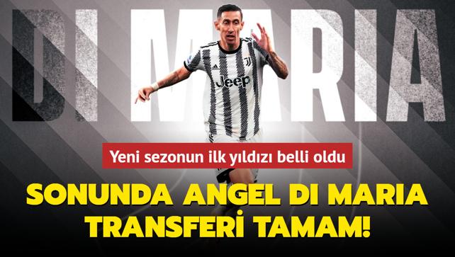 Sonunda Angel Di Maria transferi tamam! Yeni sezonun ilk yıldızı belli oldu
