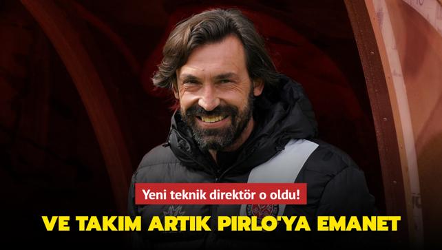 Ve takım artık Andrea Pirlo'ya emanet! Yeni teknik direktör o oldu...