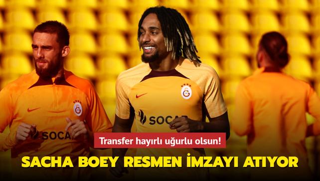 Ve Sacha Boey resmen imzayı atıyor! Transfer hayırlı uğurlu olsun...