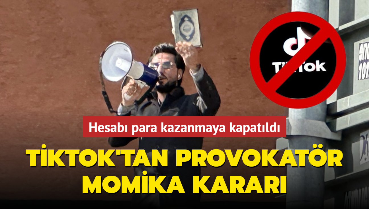 Tiktok'tan provokatör Momika kararı: Hesabı para kazanmaya kapatıldı