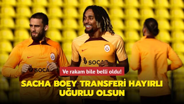 Ve rakam bile belli oldu! Sacha Boey transferi hayırlı uğurlu olsun...