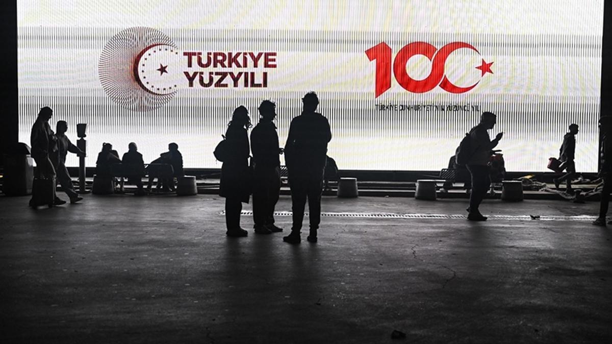 İzmir'e Cumhuriyet'in 100. yılına özel dijital dev ekran