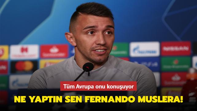 Ne yaptın sen Fernando Muslera! Tüm Avrupa onu konuşuyor...