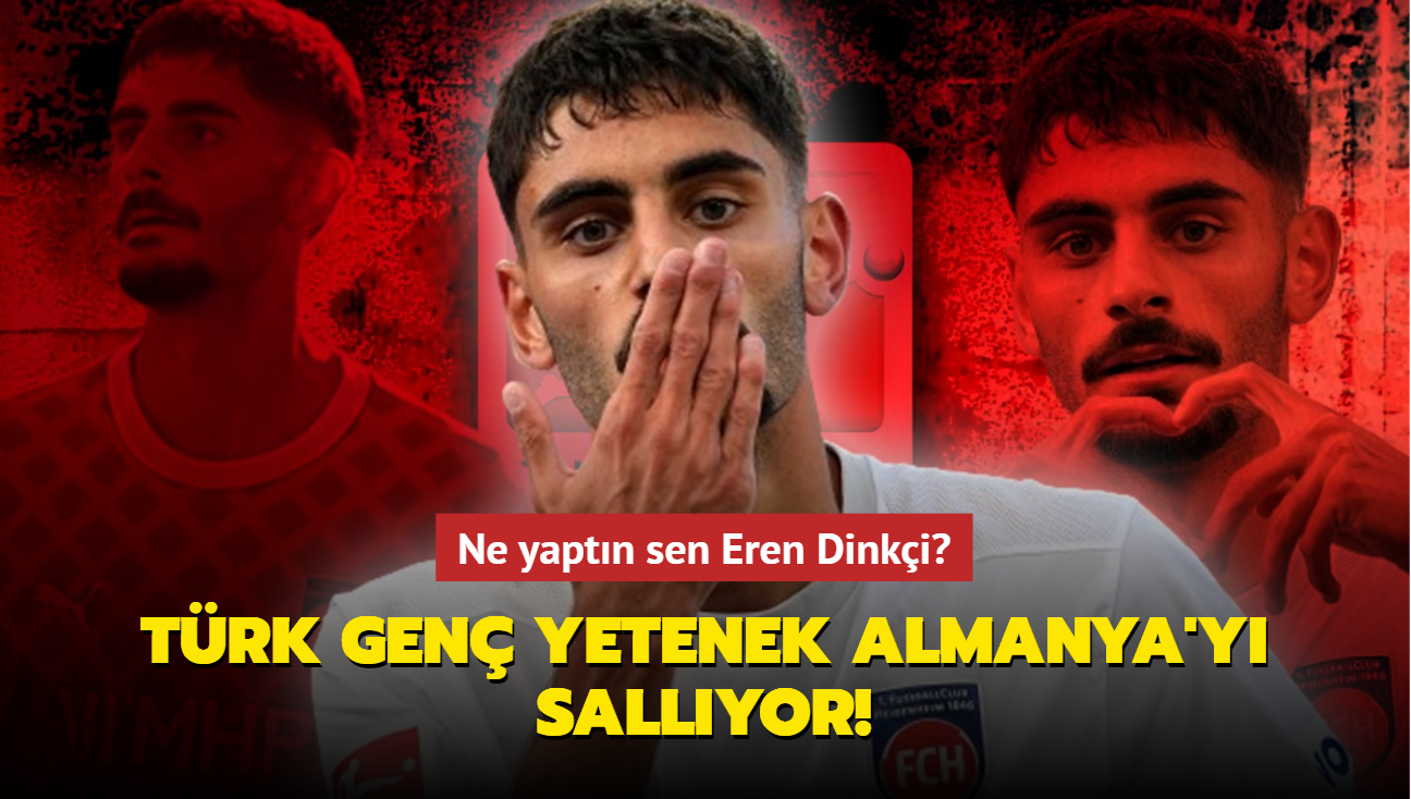 Türk genç yetenek Bundesliga'yı sallıyor! Ne yaptın sen Eren Dinkçi?