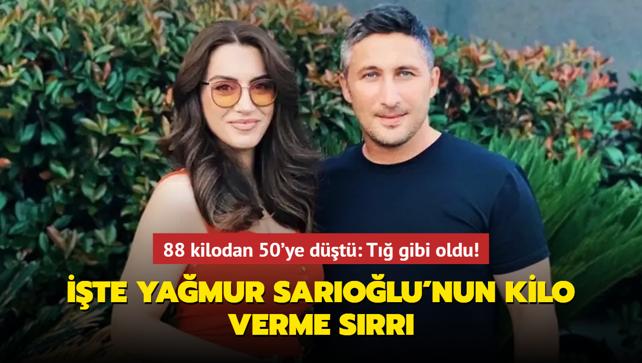 88 kilodan 50'ye düştü: Tığ gibi oldu! İşte Yağmur Sarıoğlu'nun kilo ...