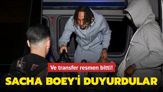 Ve transfer bitti! Sacha Boey'i resmen duyurdular...
