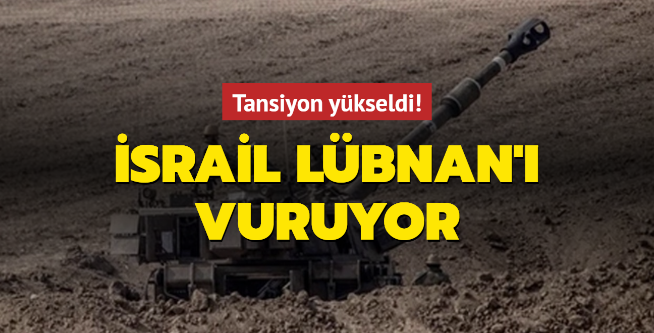 Tansiyon yükseldi! İsrail Lübnan'ı vuruyor... Tansiyon yükseldi! İsrail Lübnan'ı vuruyor...