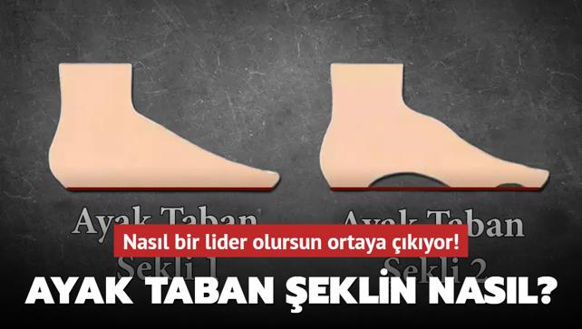 Kişilik testi: Ayak taban şeklin nasıl? Nasıl bir lider olursun ortaya ...