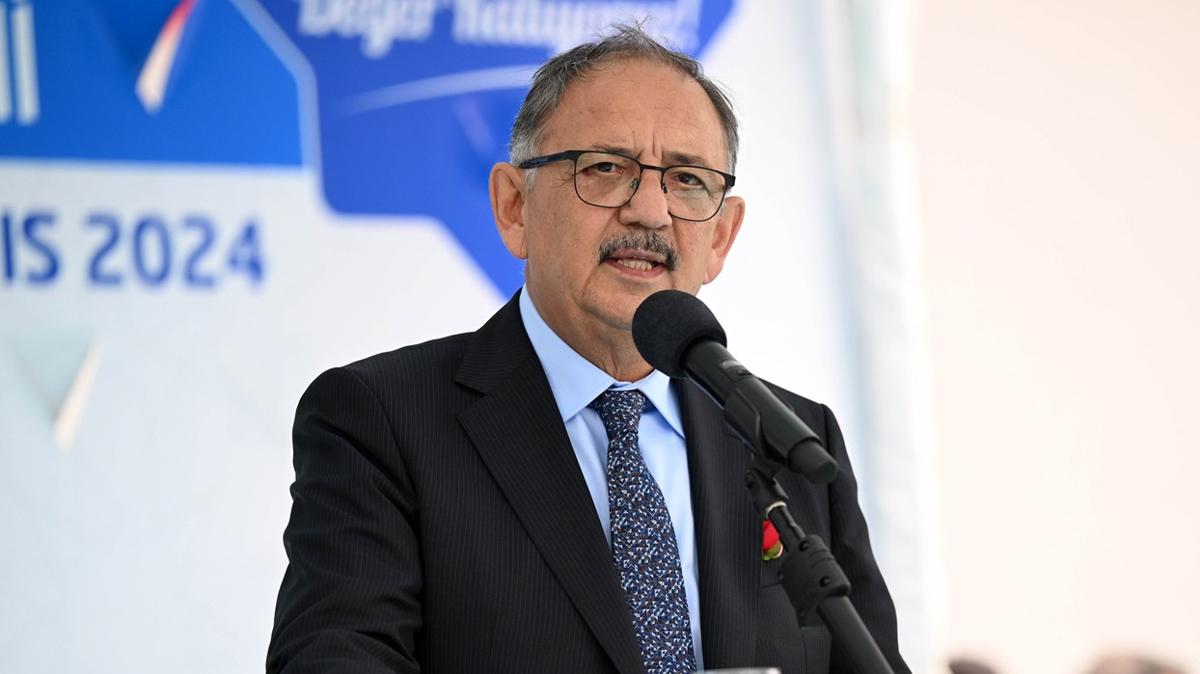 Bakan Mehmet Özhaseki: Sahilleri kaçak yapılardan temizleyeceğiz