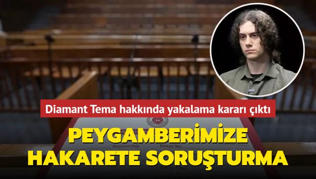 Peygamberimize hakarete soruşturma! Diamant Tema hakkında yakalama ...