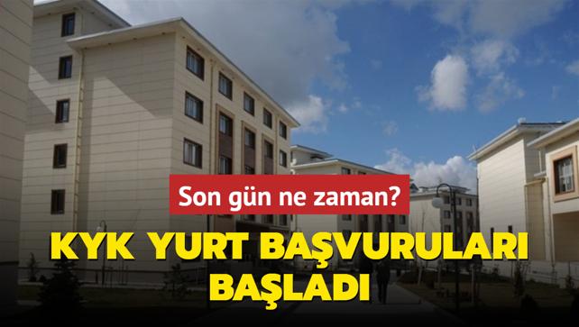 KYK yurt başvuruları başladı KYK yurt başvuruları başladı