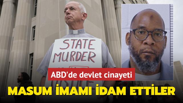 Siyahi imamı masum olmasına rağmen idam ettiler! ABD'de devlet cinayeti