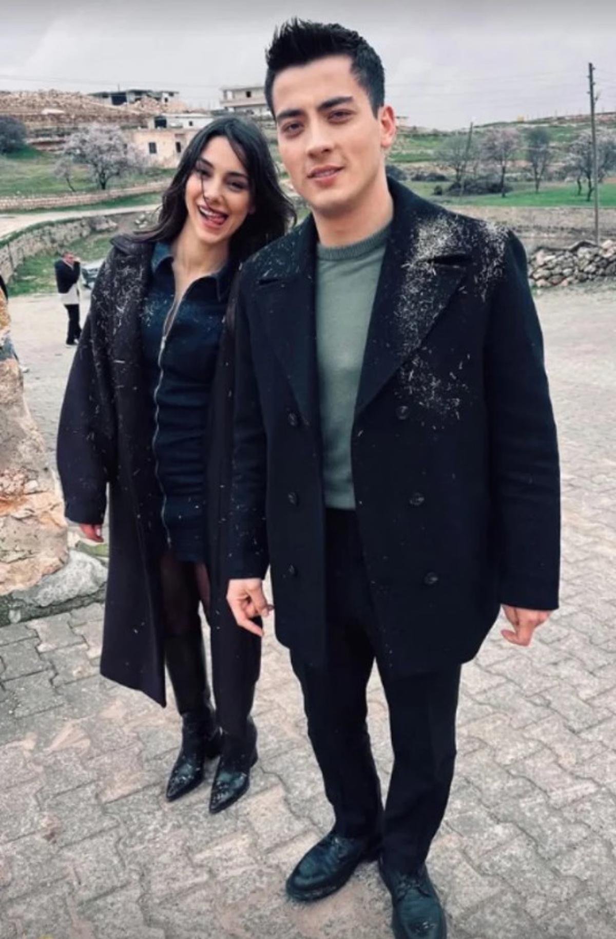 Uzak Şehir'deki set aşkı gerçek olmuştu... Dilin Döğer ile Atakan ...