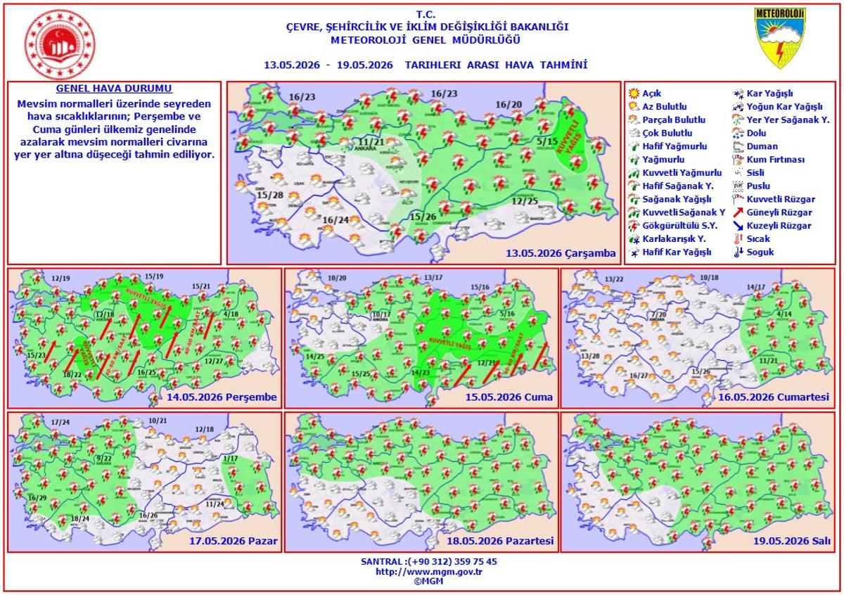 Yağışlı hava yurda yayılıyor! Meteoroloji'den yeni uyarı