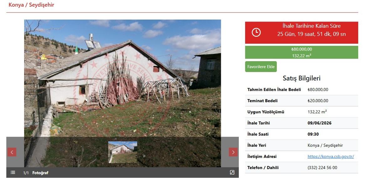 Milli Emlak açıkladı: 80.000 TL'den arsa, 75.000 TL'den tarla! Yetişen ...