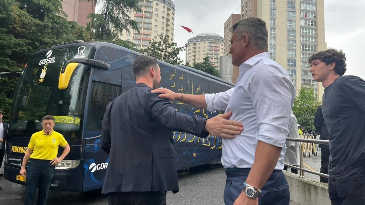 Sadettin Saran, Fenerbahçe Beko'yu Atina'ya uğurladı