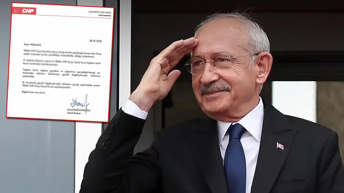 CHP Grup Genel Kurulu yapılacak mı? Kılıçdaroğlu'ndan milletvekillerine ...