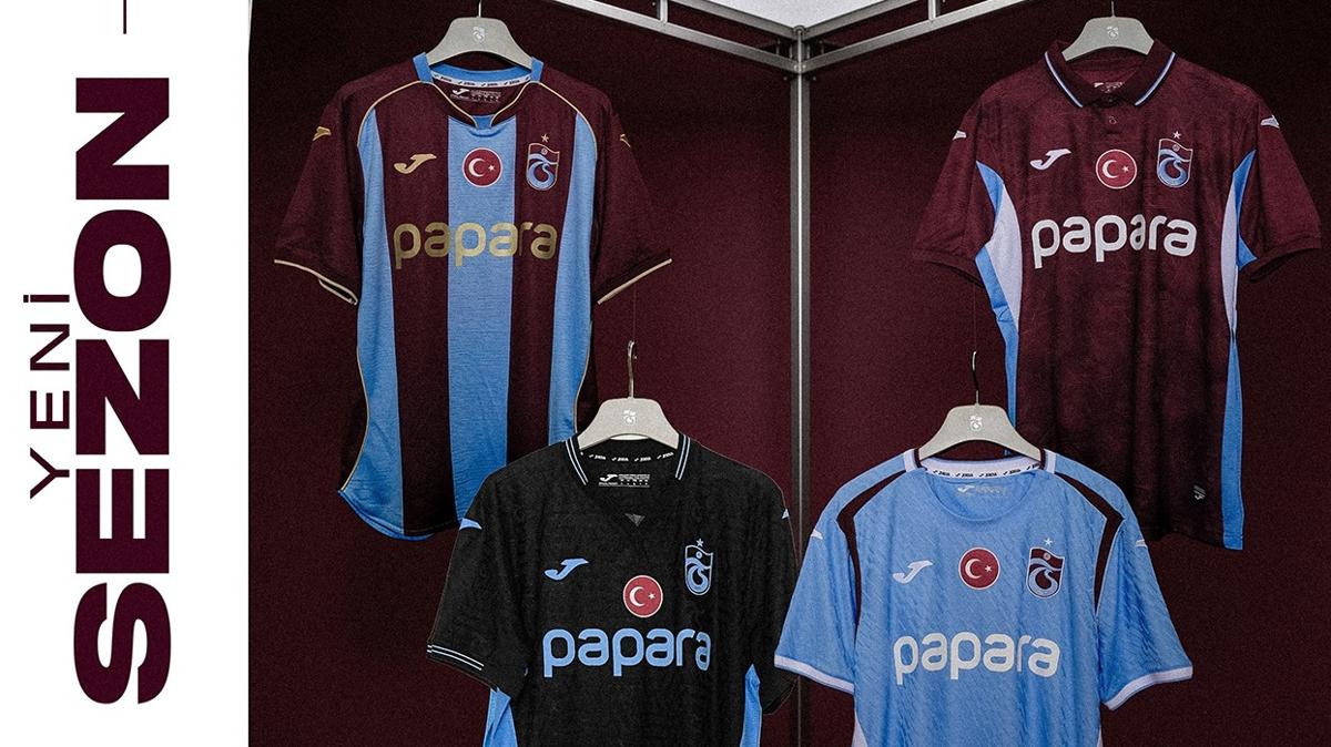 Trabzonspor, yeni sezon formalarını tanıttı! Napoli detayı...